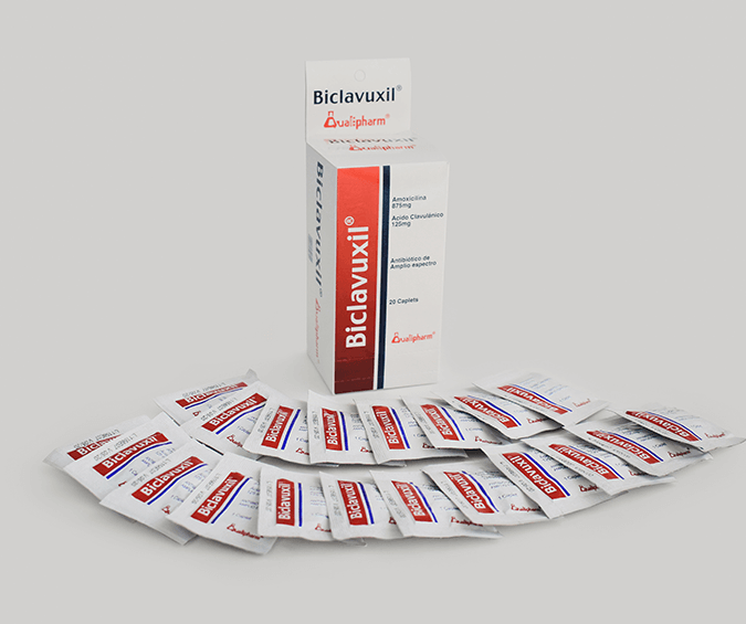 Biclavuxil 875/125 mg (amoxicilina/acido clávulanico) 20 tabletas. – La ...