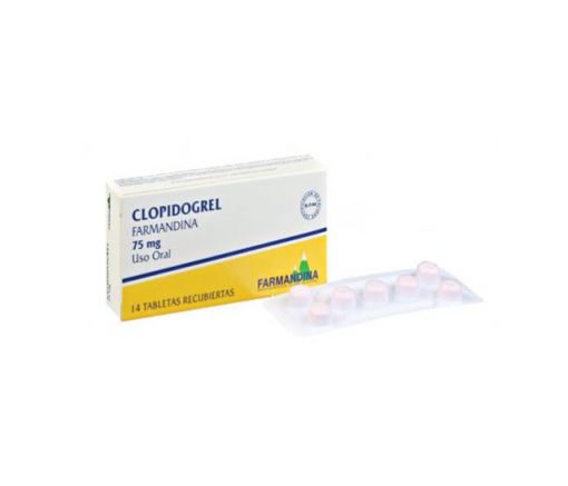 Clopidogrel Farmandina 75 mg 14 tabletas. – La Moderna
