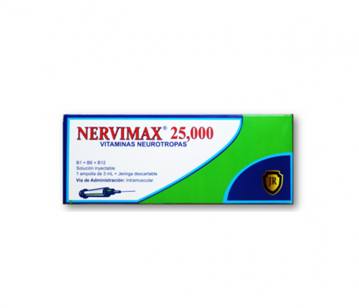 Nervimax 25,000 1 ampolla. – La Moderna