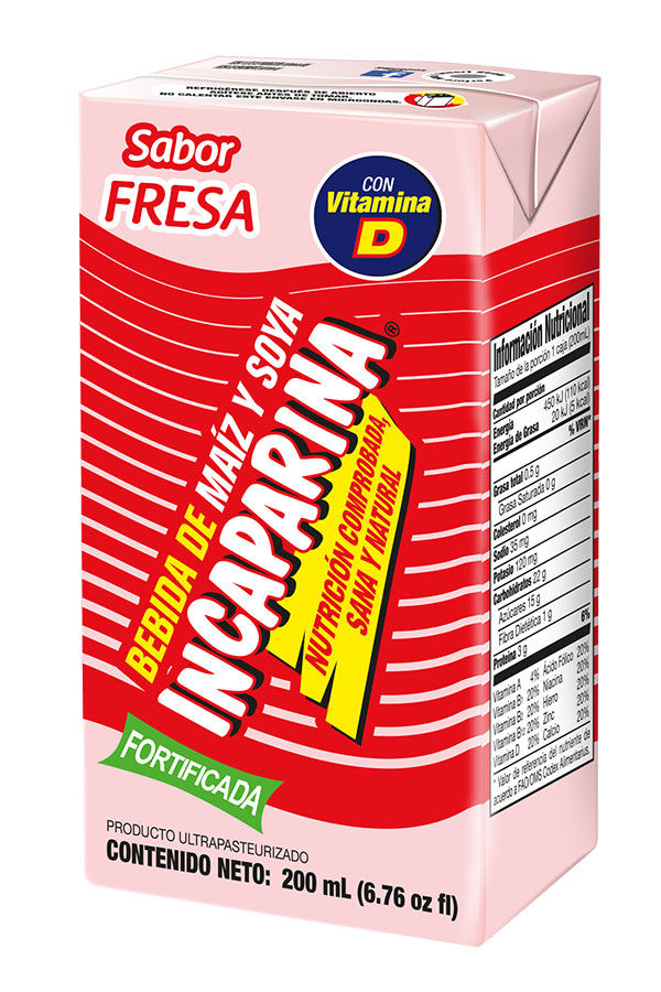 Incaparina Sabor Fresa 200 ml. – La Moderna