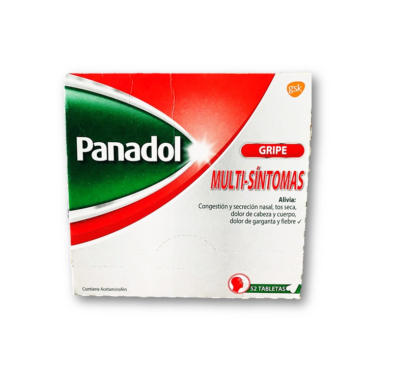 Panadol Multi-Sintomas Gripe Sobre 2 tabletas | Farmacia La Moderna y ...
